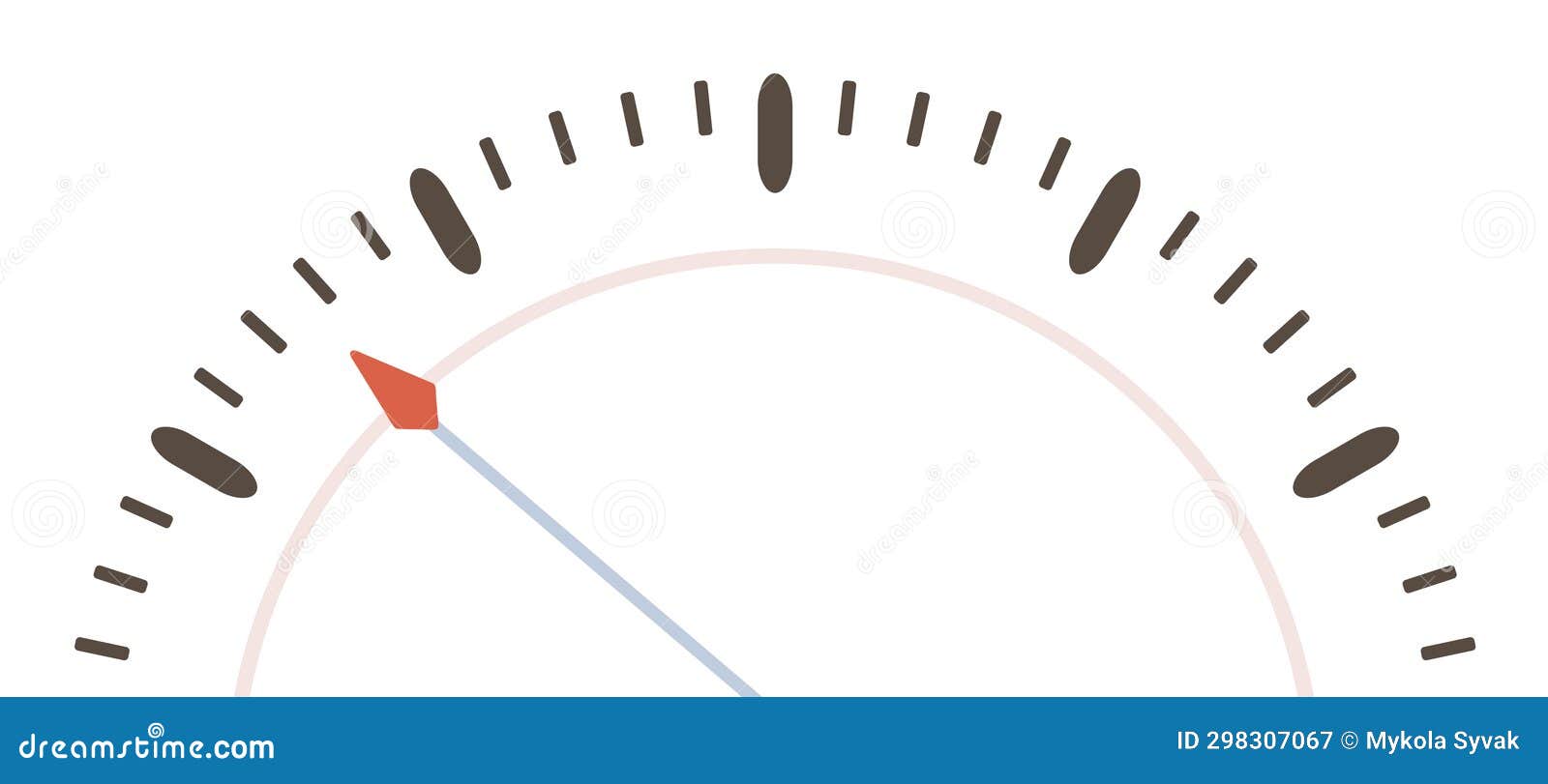 Scale with Arrow stock vector. Illustration of indicator - 298307067