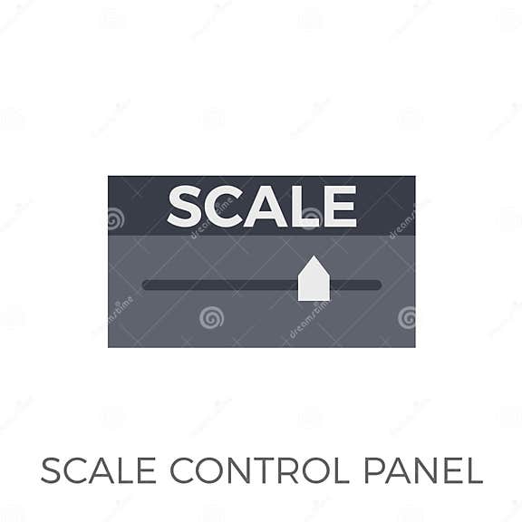 Scale Control Panel Icon Vector Stock Vector - Illustration of icon ...