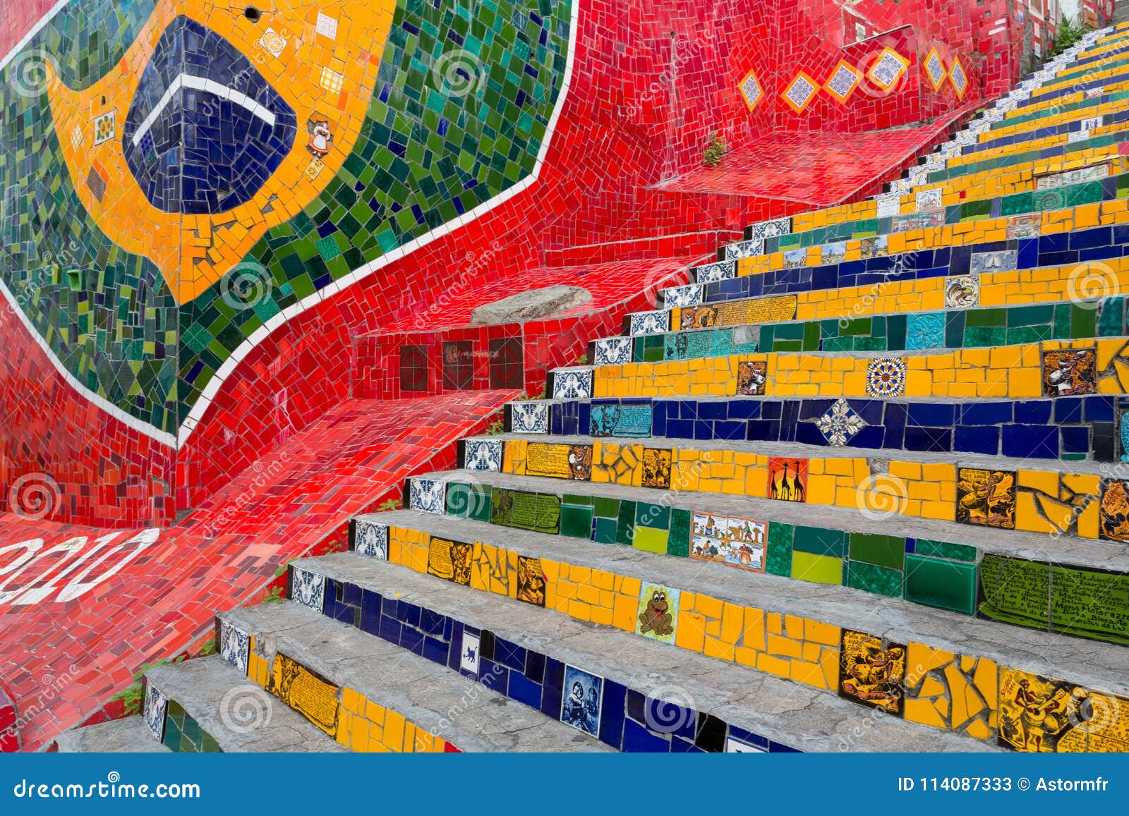 Scale Di Selaron in Rio De Janeiro Immagine Stock - Immagine di ...