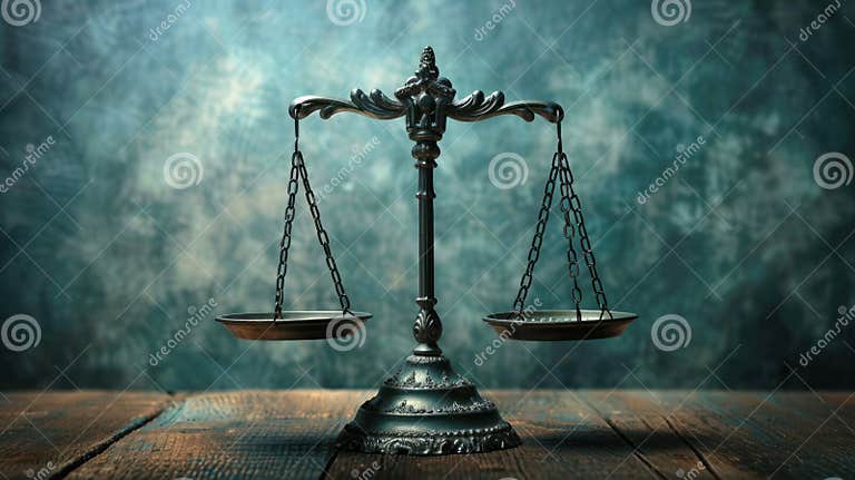 A Scale with Equal Weights on Both Sides, Symbolizing Stock ...