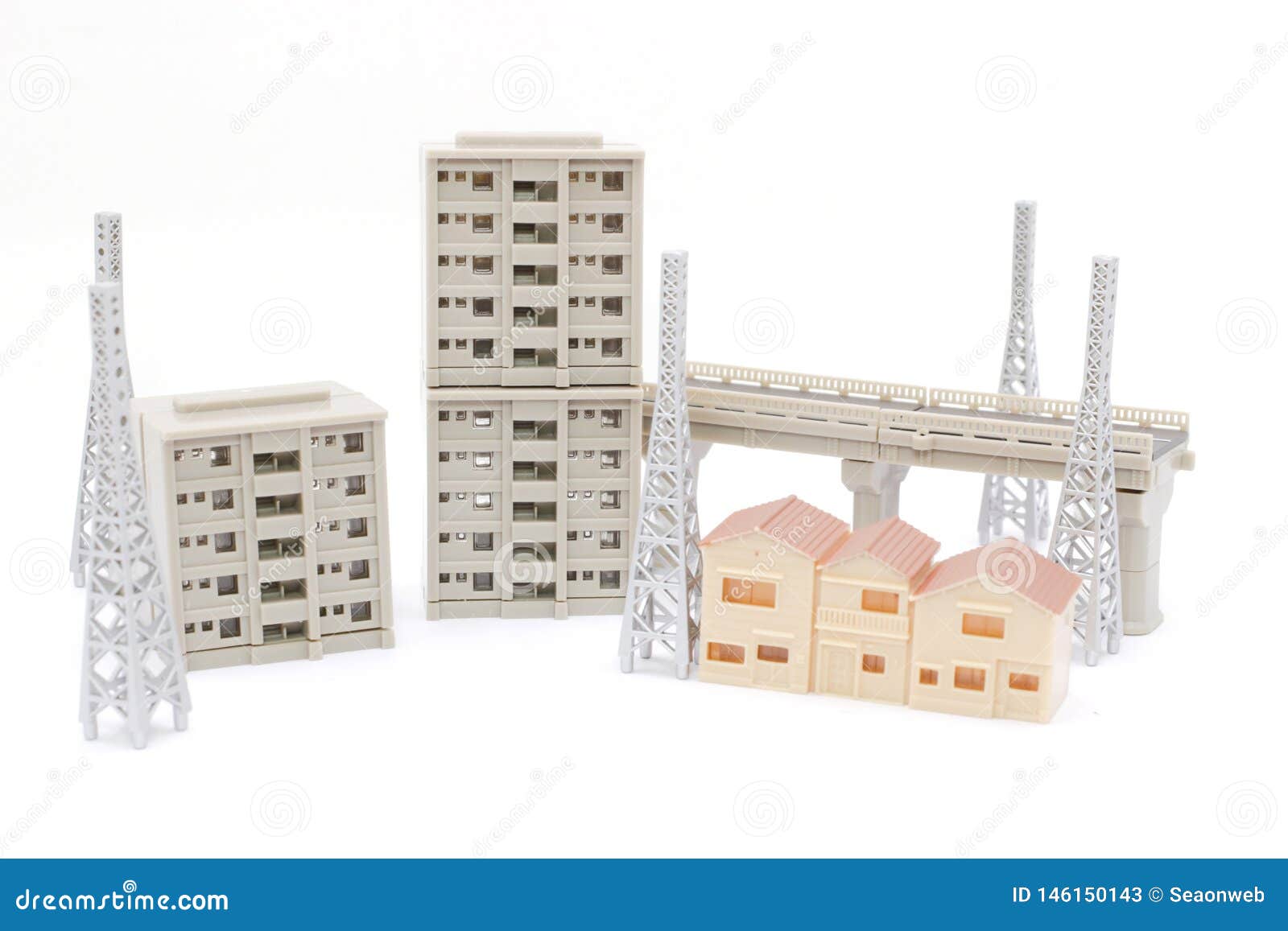 The Scale of Figure Model of Architect Stock Image - Image of ...
