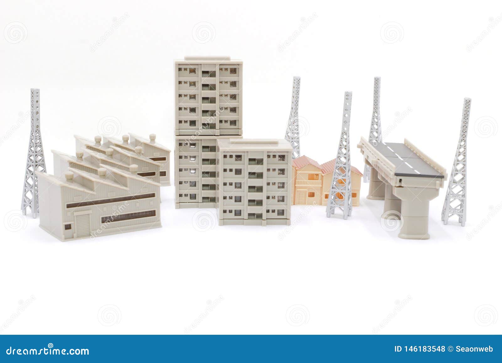 The Scale of Figure Model of Architect Stock Photo - Image of office ...