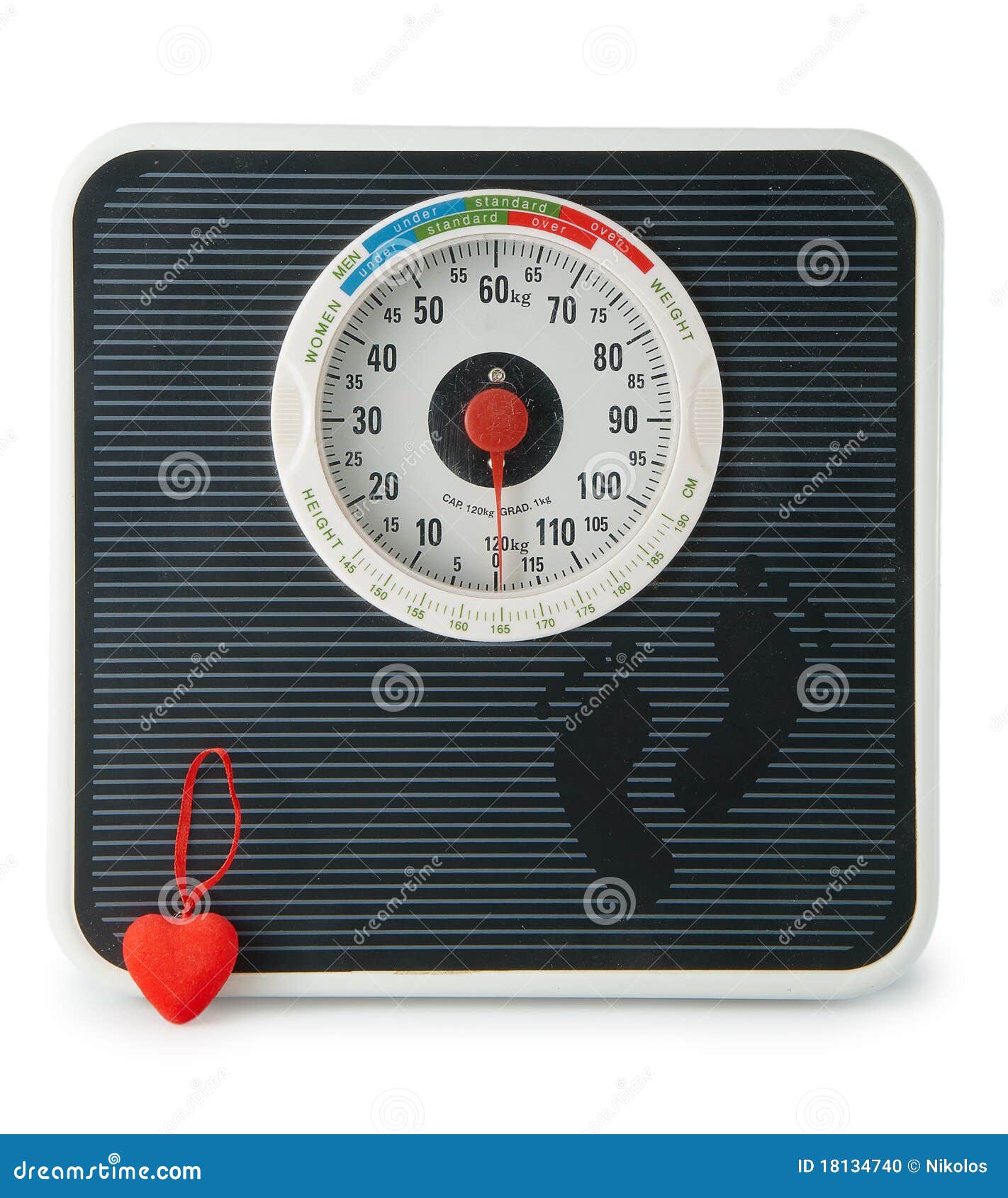 The scale with heart stock photo. Image of weight, pounds - 18134740