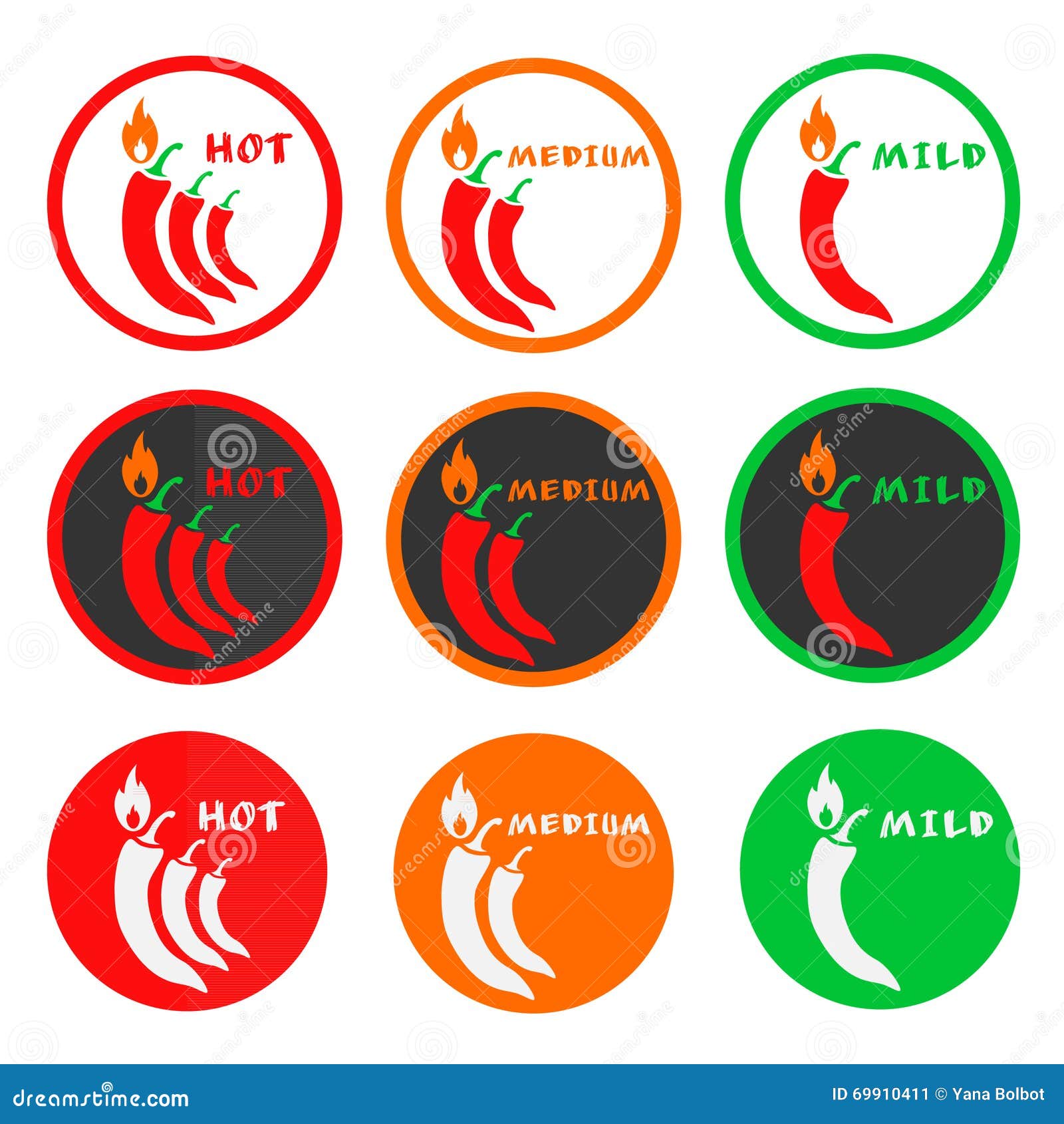 Scale Icon of Chilli Pepper Stock Illustration - Illustration of ...