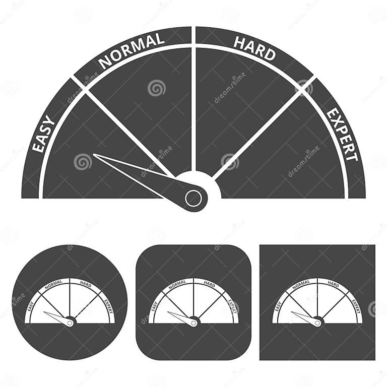 Scale Icon Easy - Vector Icons Set Stock Vector - Illustration of ...