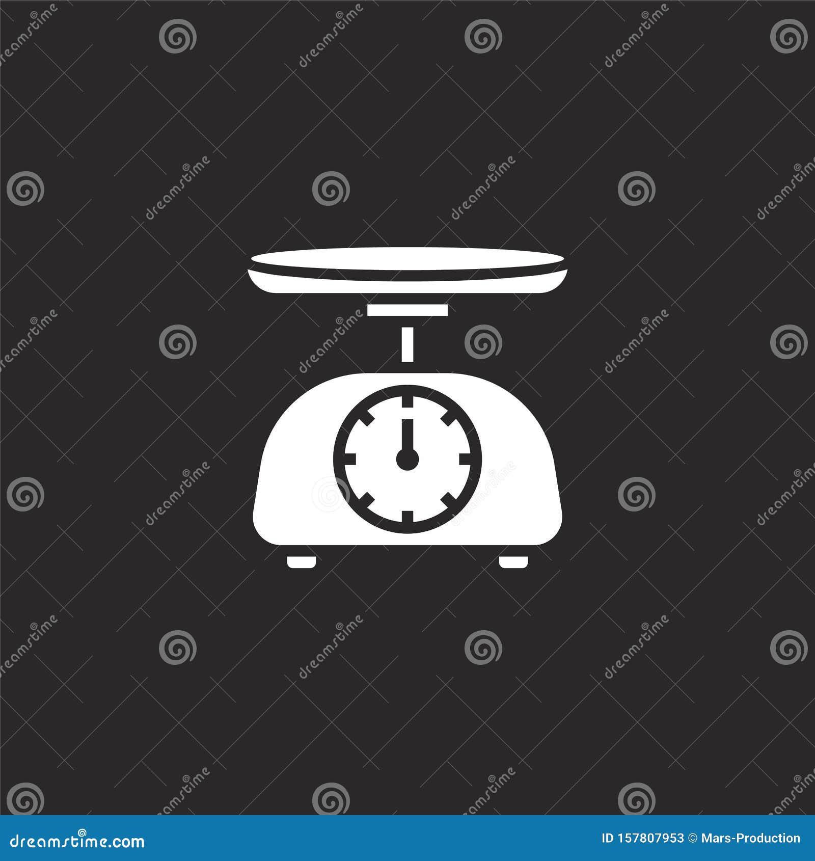 Scale Icon. Filled Scale Icon for Website Design and Mobile, App ...