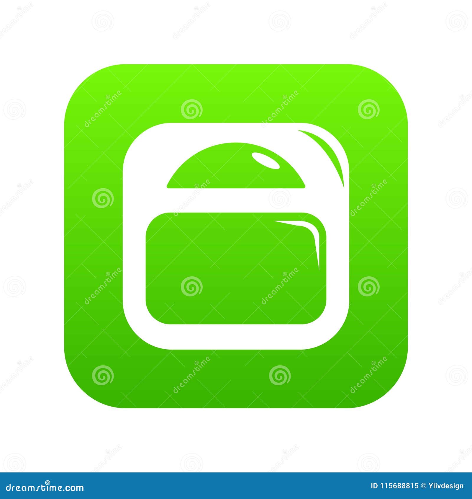 Scale icon green vector stock vector. Illustration of design - 115688815