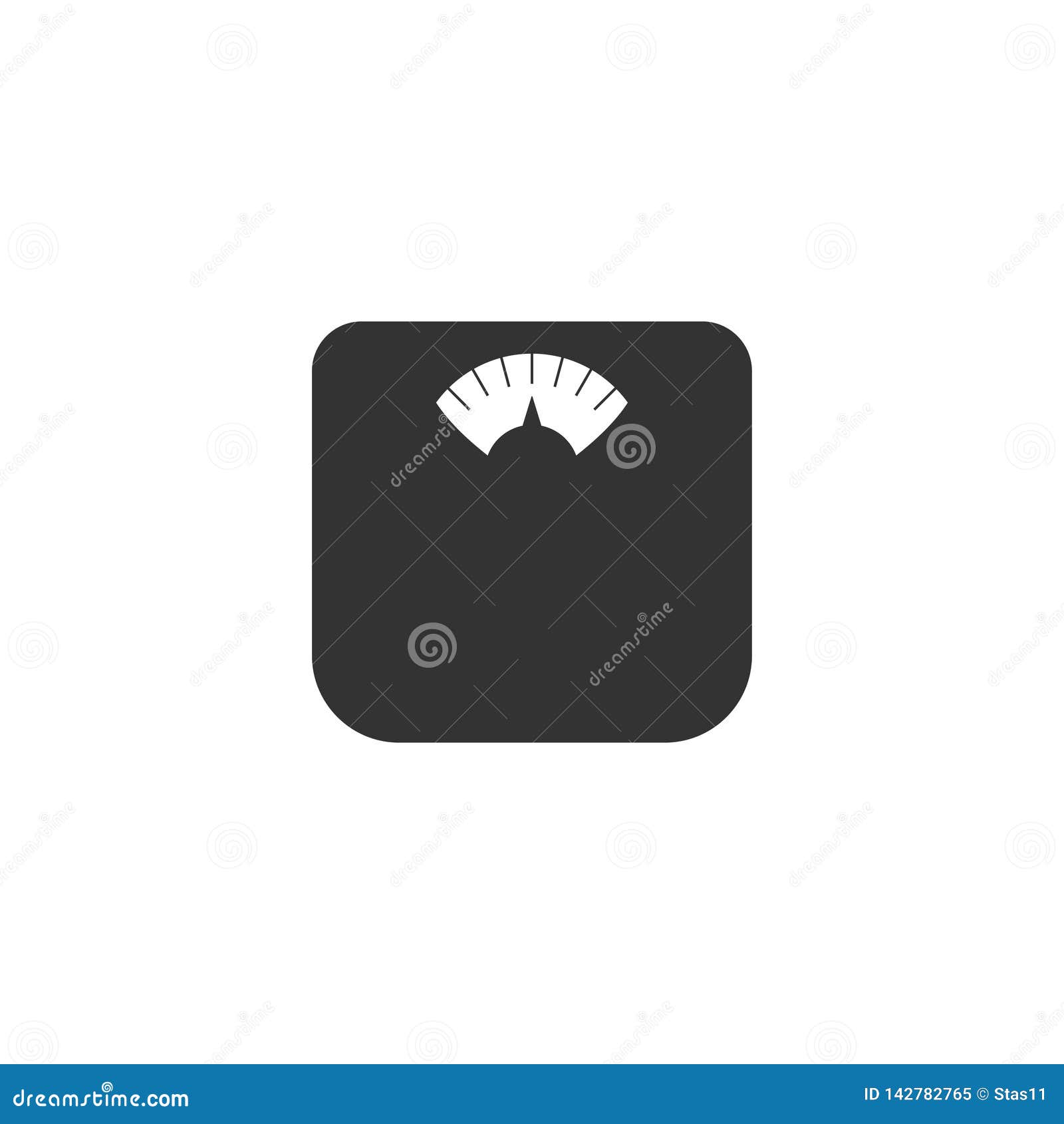 Scale Icon in Simple Design. Vector Illustration Stock Vector ...