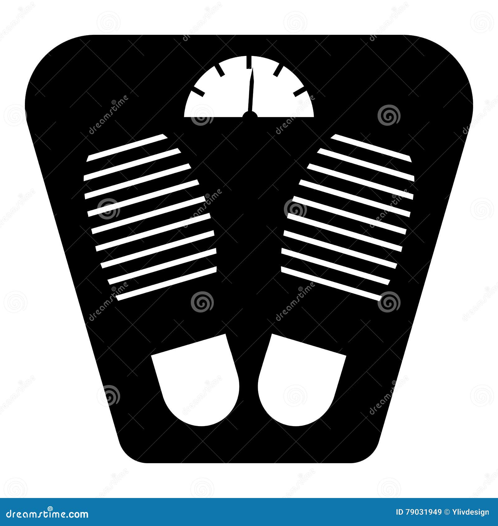 Scale icon, simple style stock vector. Illustration of equipment - 79031949