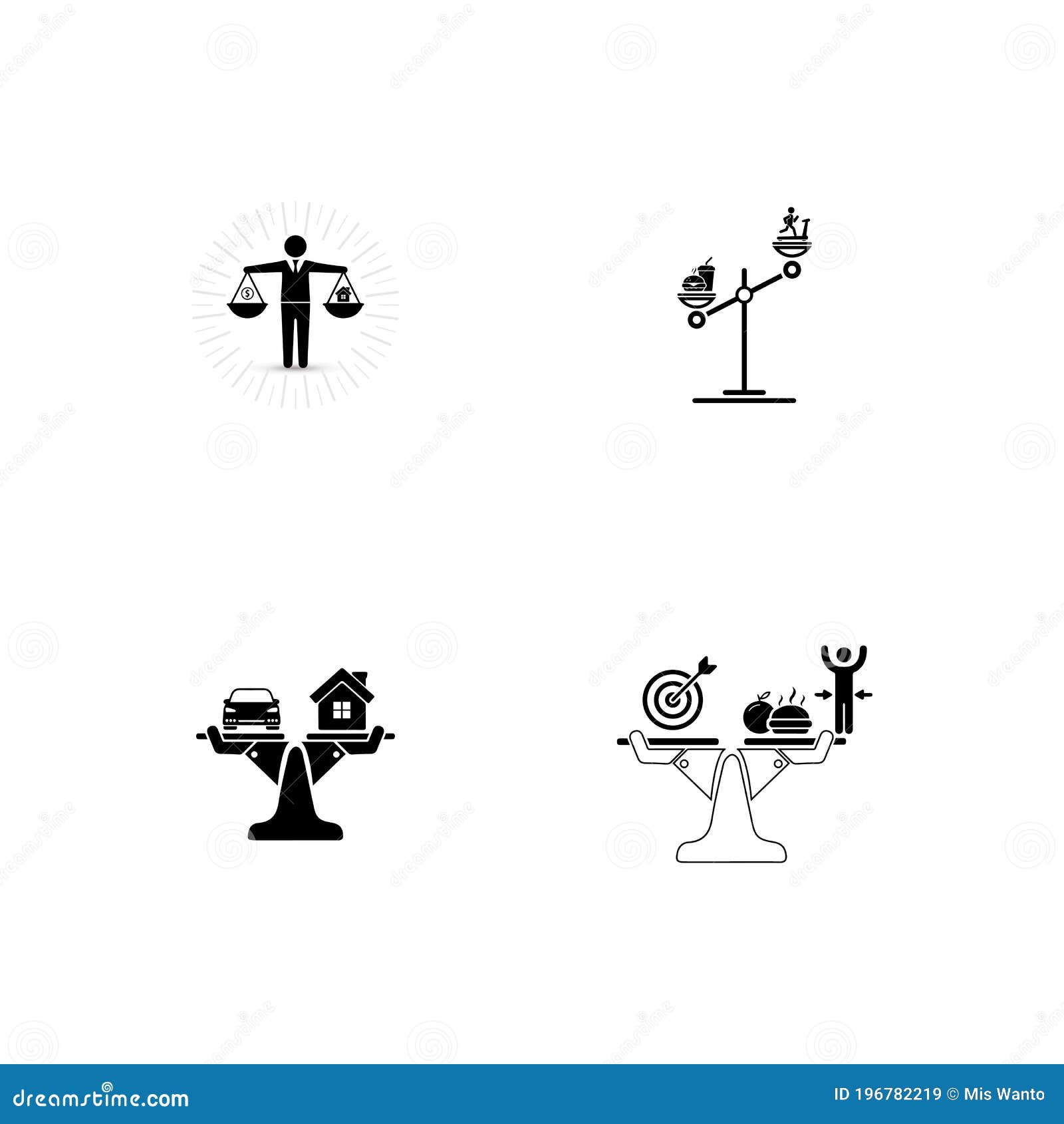 Scale Icon Vector Design Template Stock Vector - Illustration of ...