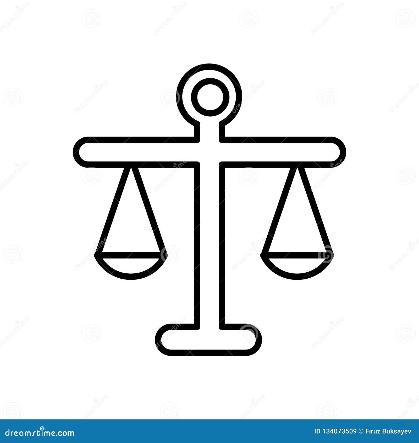 Scale Icon Vector Isolated on White Background, Scale Sign , Sign and ...