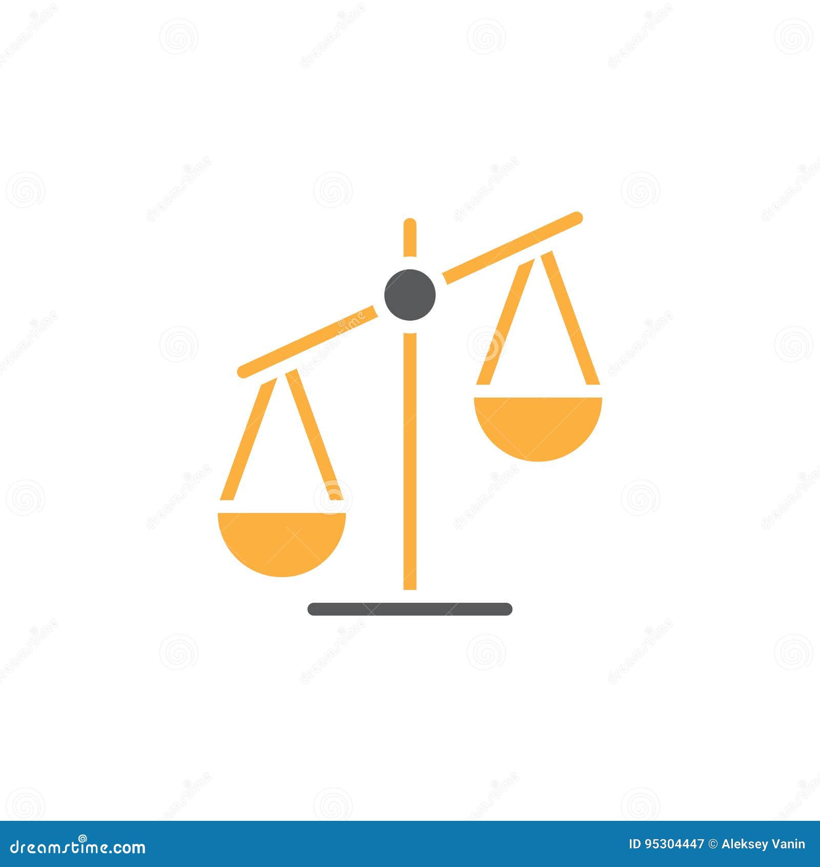 Scale Icon Vector, Libra Solid Logo, Pictogram Isolated on White Stock ...