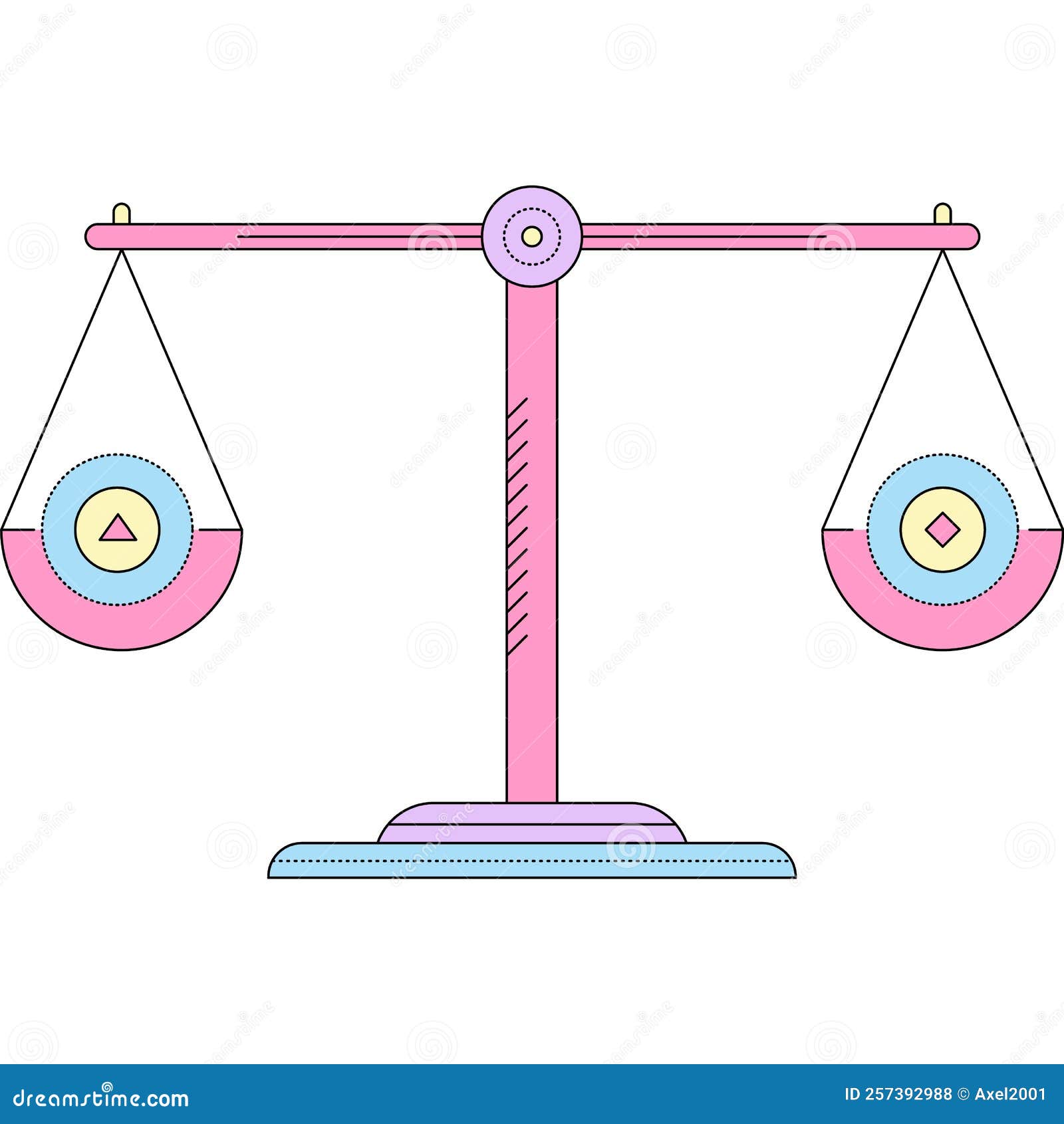 Scale Icon Weigh Measuring Vector on White Stock Vector - Illustration ...