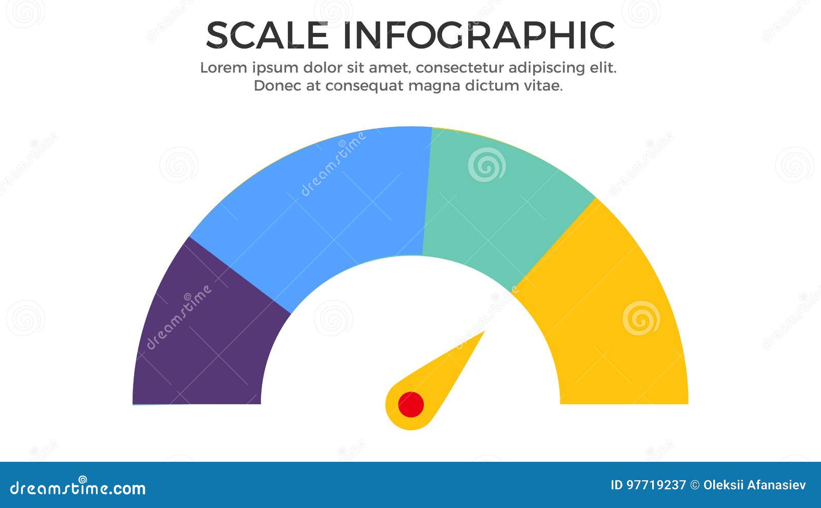 Scale Infographic Element stock vector. Illustration of performance ...