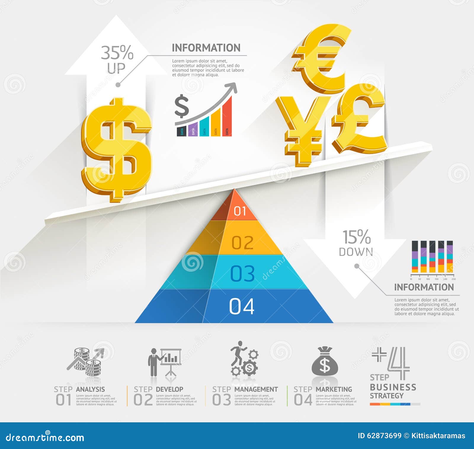 Scale Infographics Template. Vector Illustration Stock Vector ...