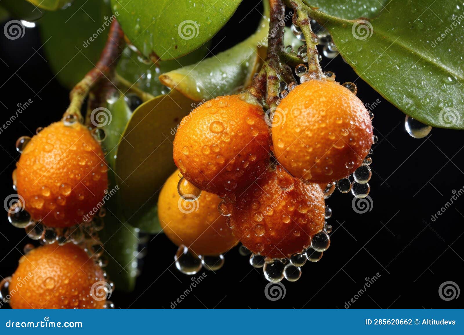 Scale Insects on a Citrus Tree Branch Stock Photo - Image of scale ...