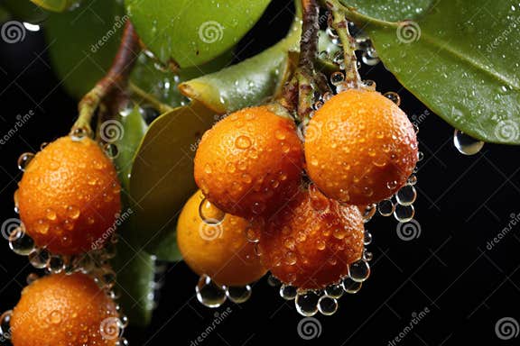 Scale Insects on a Citrus Tree Branch Stock Photo - Image of scale ...