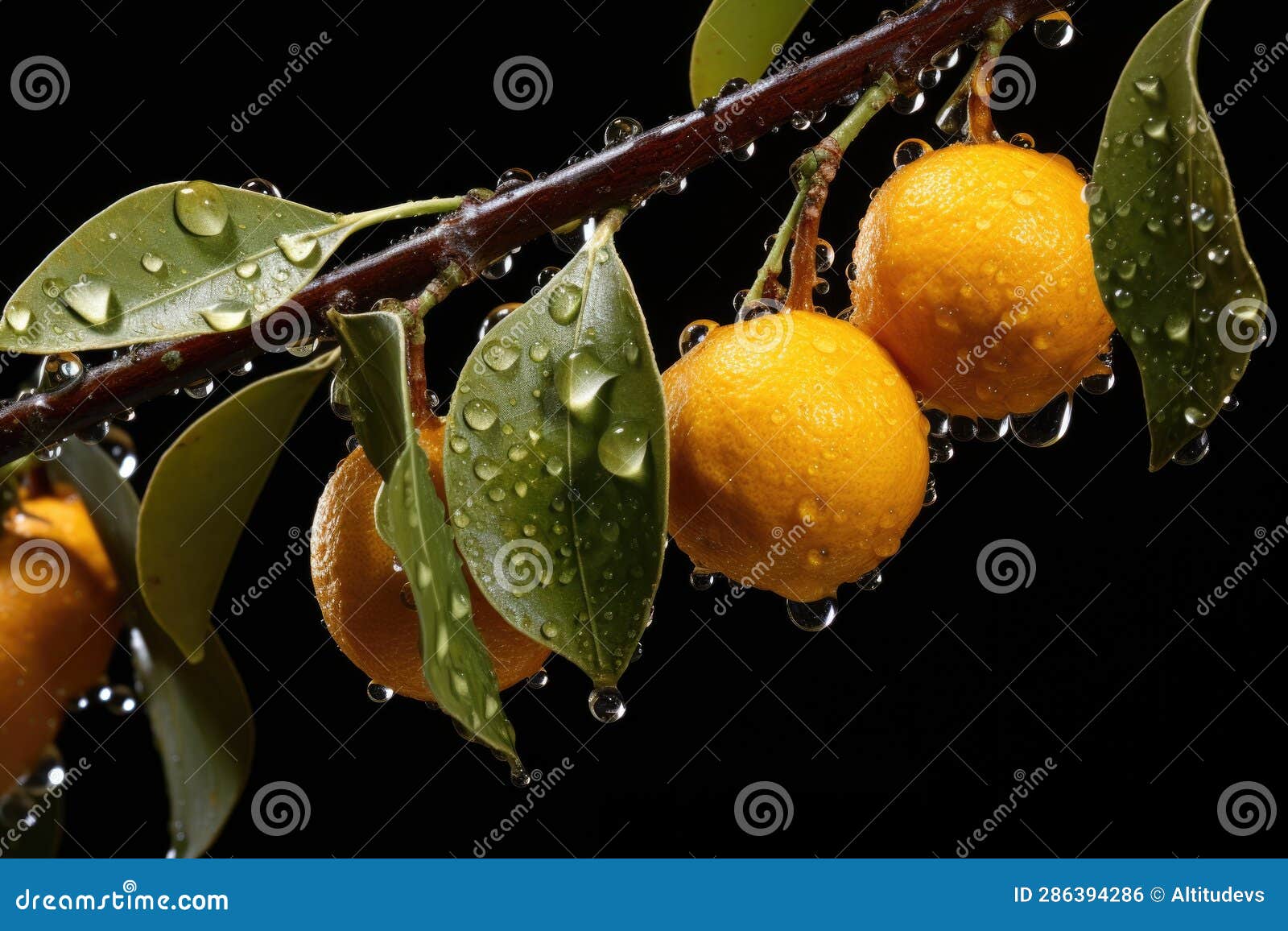 Scale Insects on a Citrus Tree Branch Stock Photo - Image of damaging ...