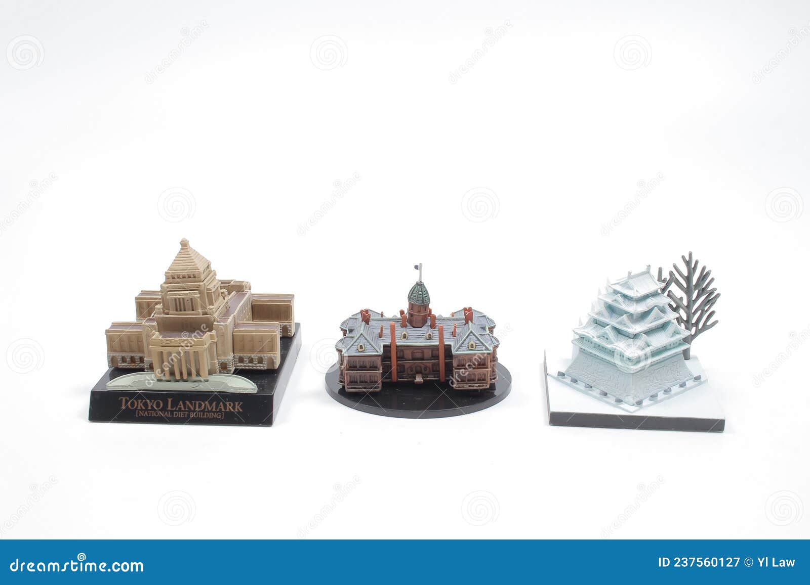 A Scale of the Japan Famous Buildings Model Editorial Photography ...