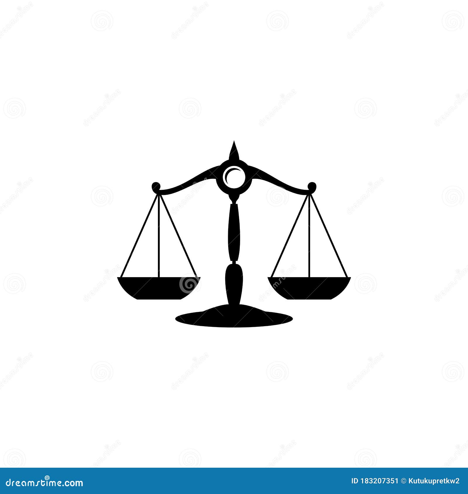 Scale of Justice Logo Template Illustration Design. Vector EPS 10 Stock ...