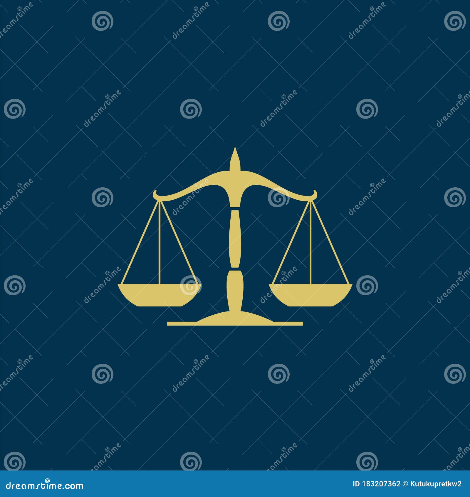 Scale of Justice Logo Template Illustration Design. Vector EPS 10 Stock ...