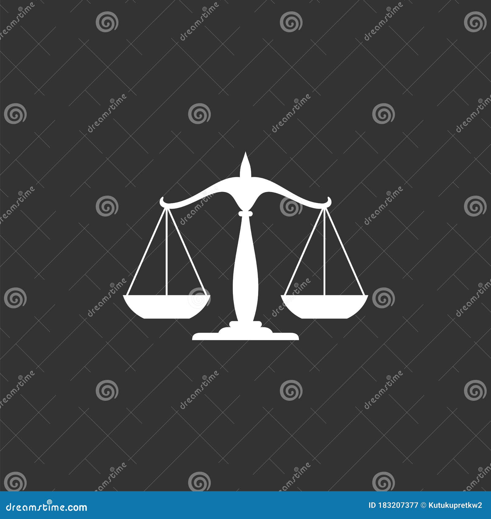 Scale of Justice Logo Template Illustration Design. Vector EPS 10 Stock ...