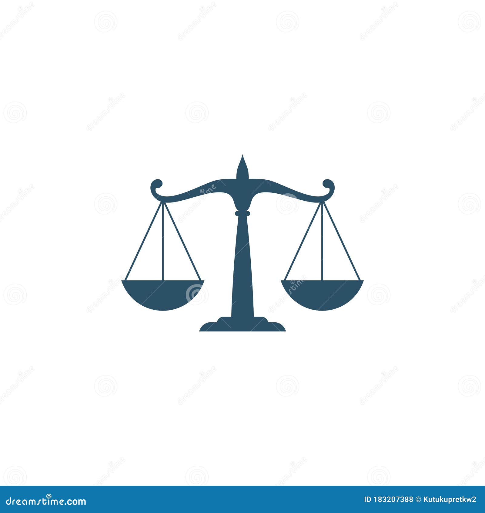 Scale of Justice Logo Template Illustration Design. Vector EPS 10 Stock ...