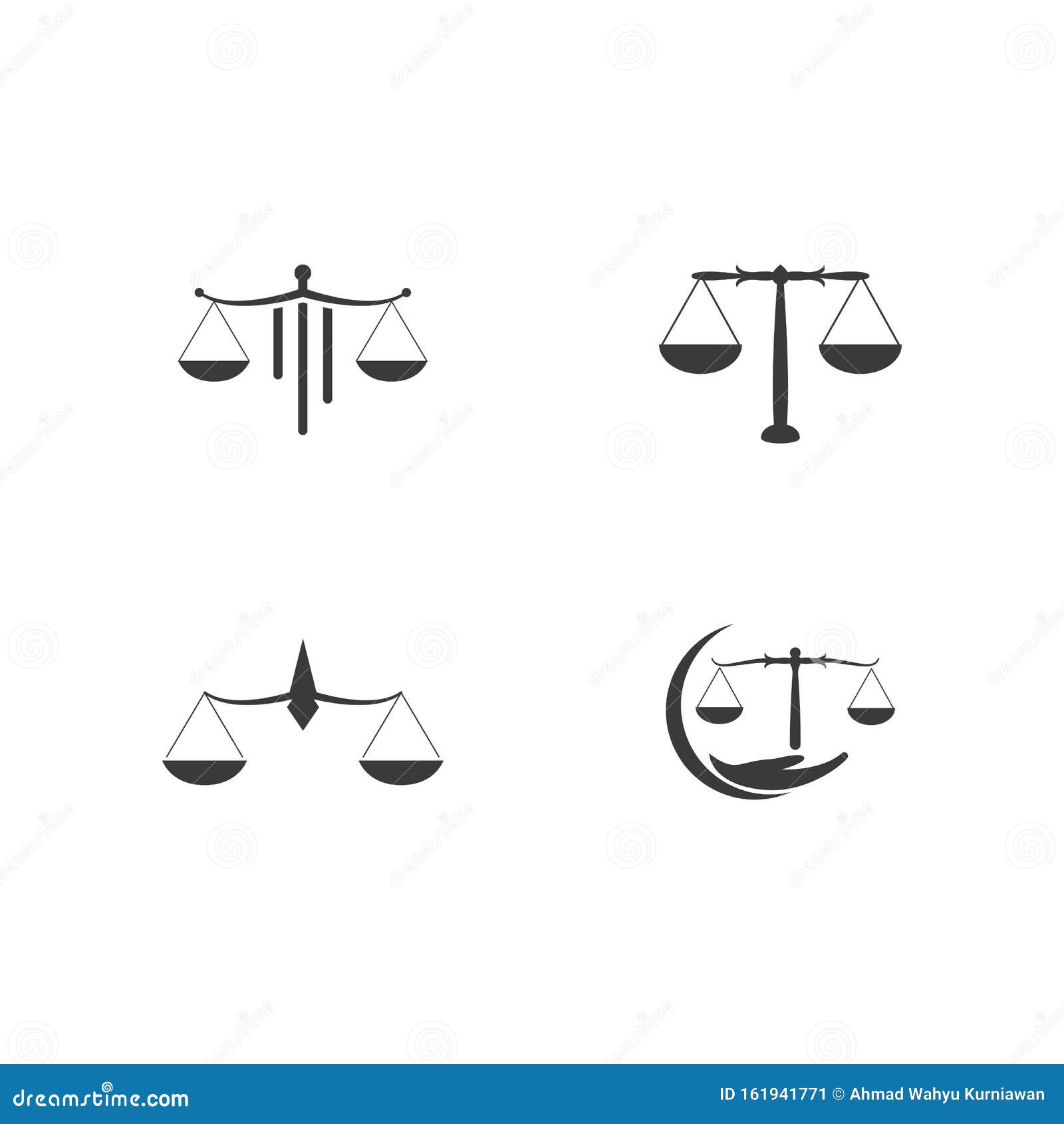 Scale Law Firm Logo Ilustration Stock Vector - Illustration of criminal ...