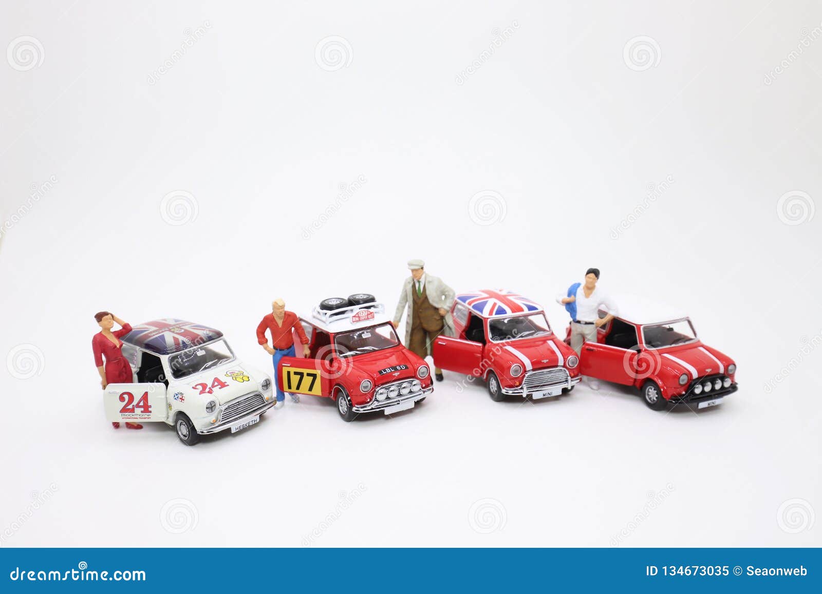 The Scale of Mini Cooper with Figure Editorial Image - Image of single ...