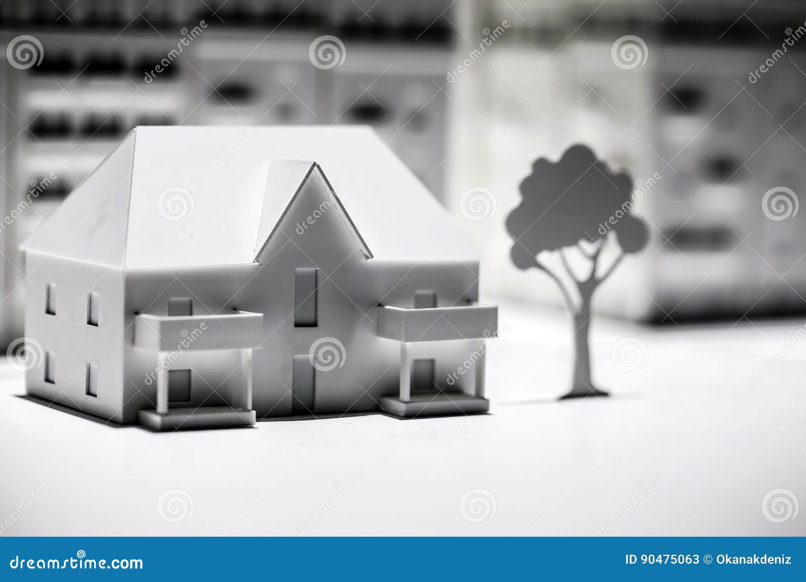 Scale Model Building stock image. Image of high, creation - 90475063