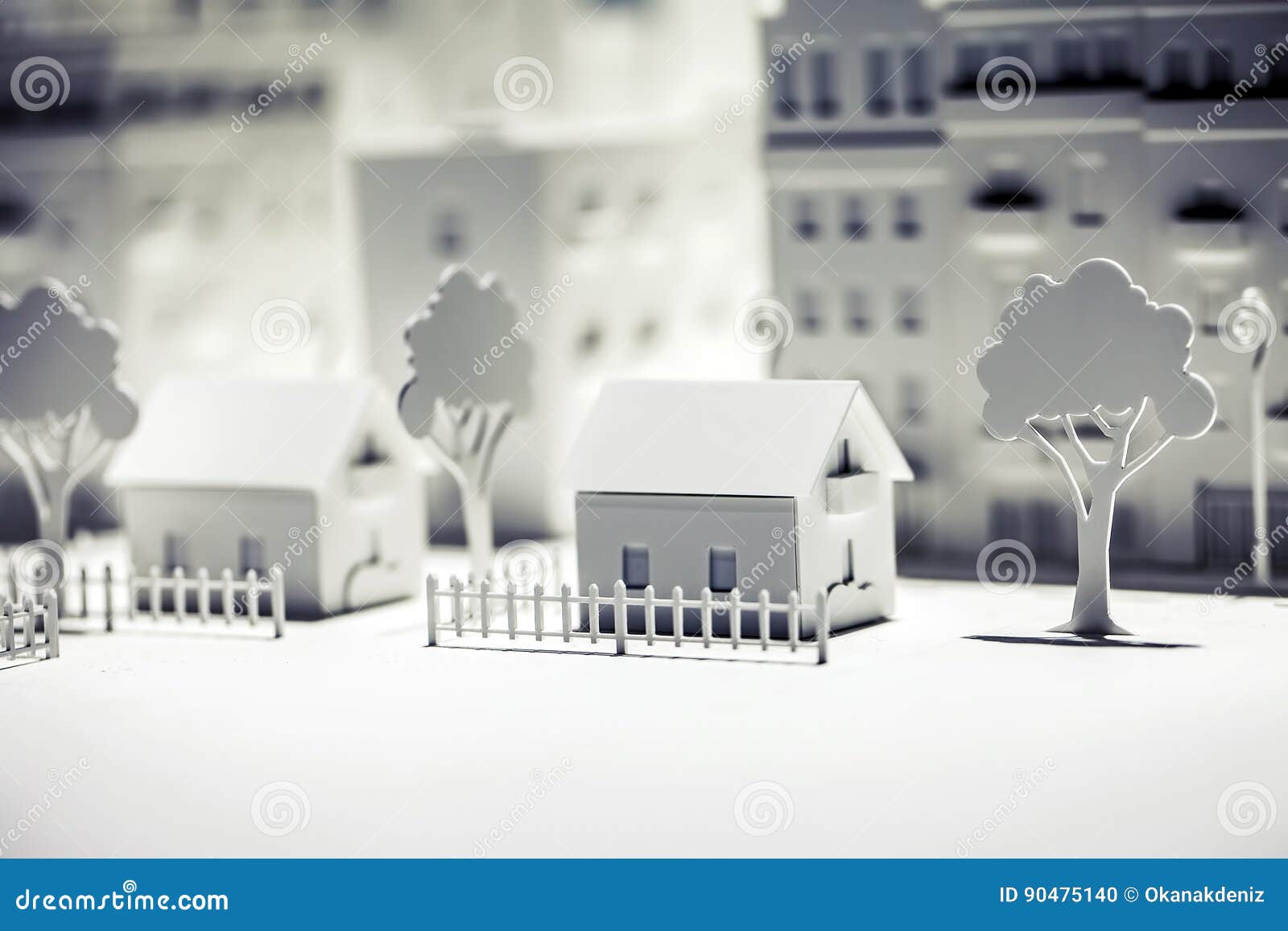 Scale Model Building stock photo. Image of creation, investment - 90475140