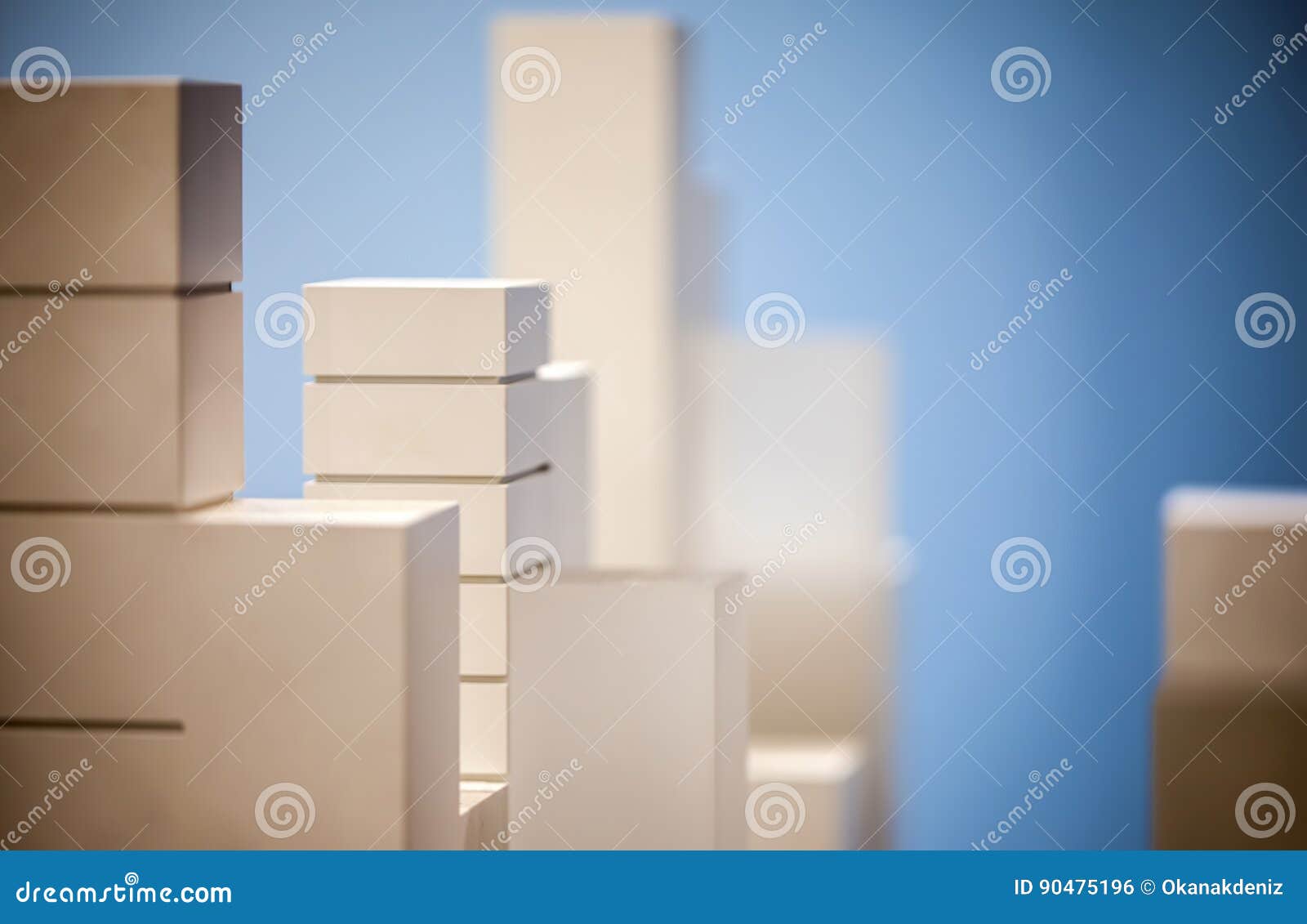 Scale Model Building stock photo. Image of bank, business - 90475196