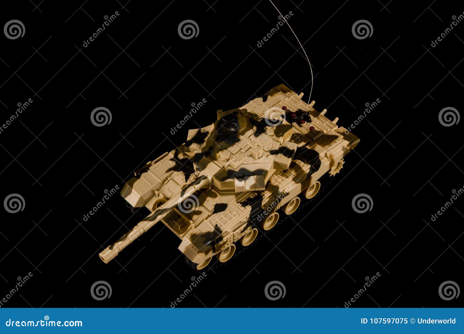 Scale Model of a German Tank Stock Image - Image of heavy, machine ...