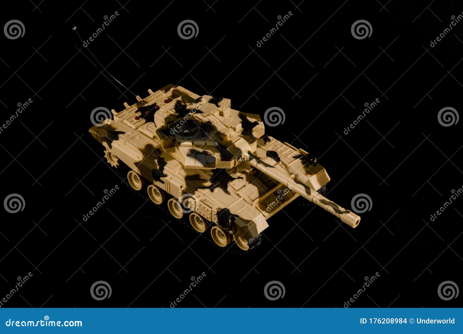Scale Model of a German Tank Stock Photo - Image of isolated, scale ...