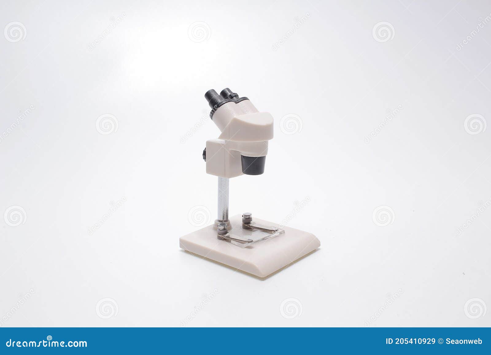 The Scale of Optical Microscope on White Back Ground Stock Image ...