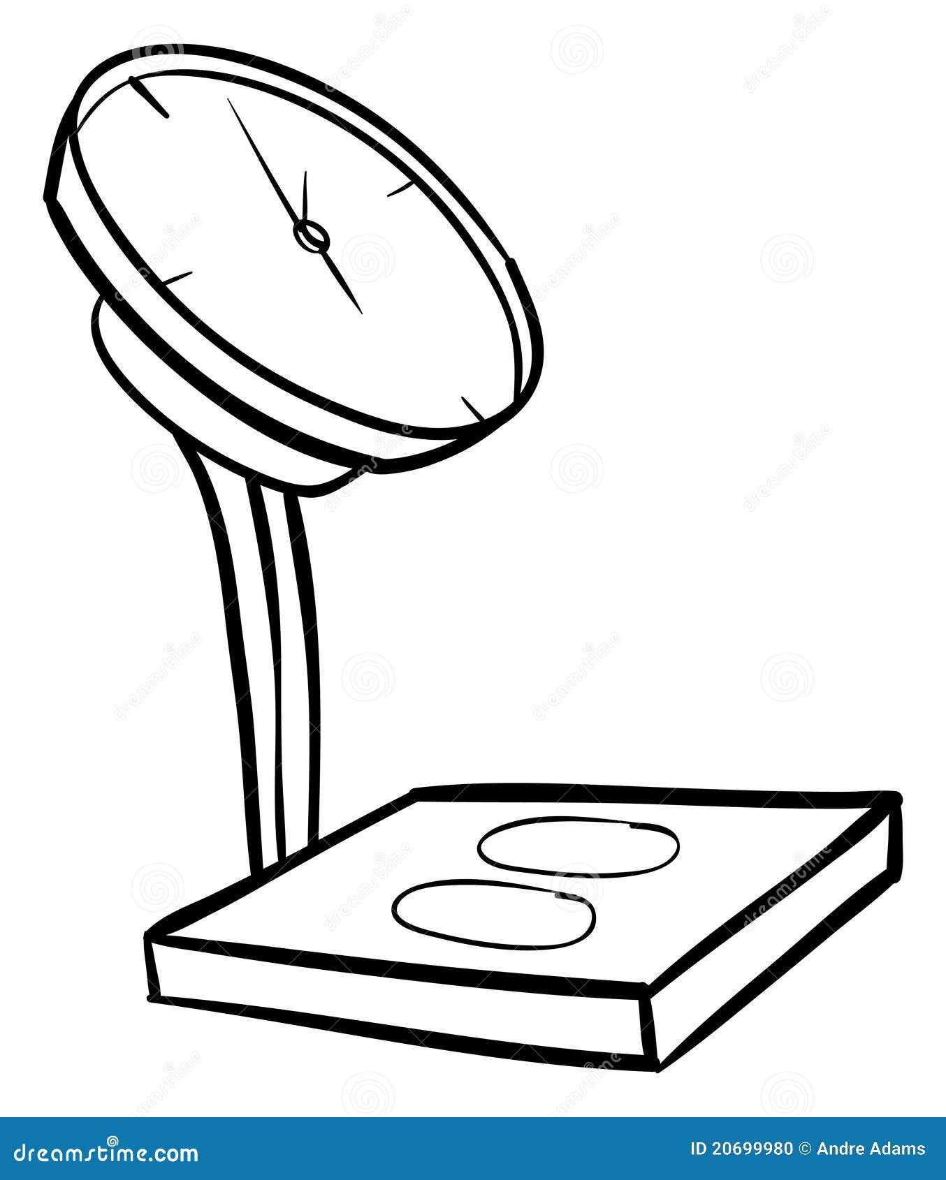 Scale outline stock vector. Illustration of heavy, pounds - 20699980