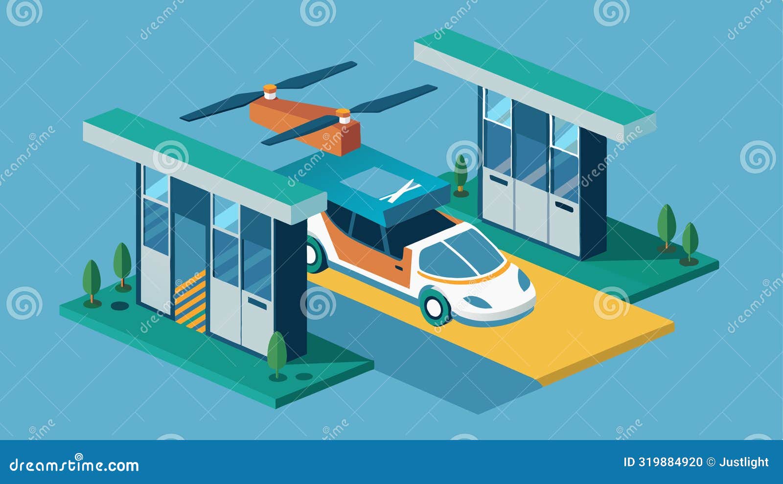 A Scale Replica of an EVTOL Charging Station Demonstrates the Ease and ...