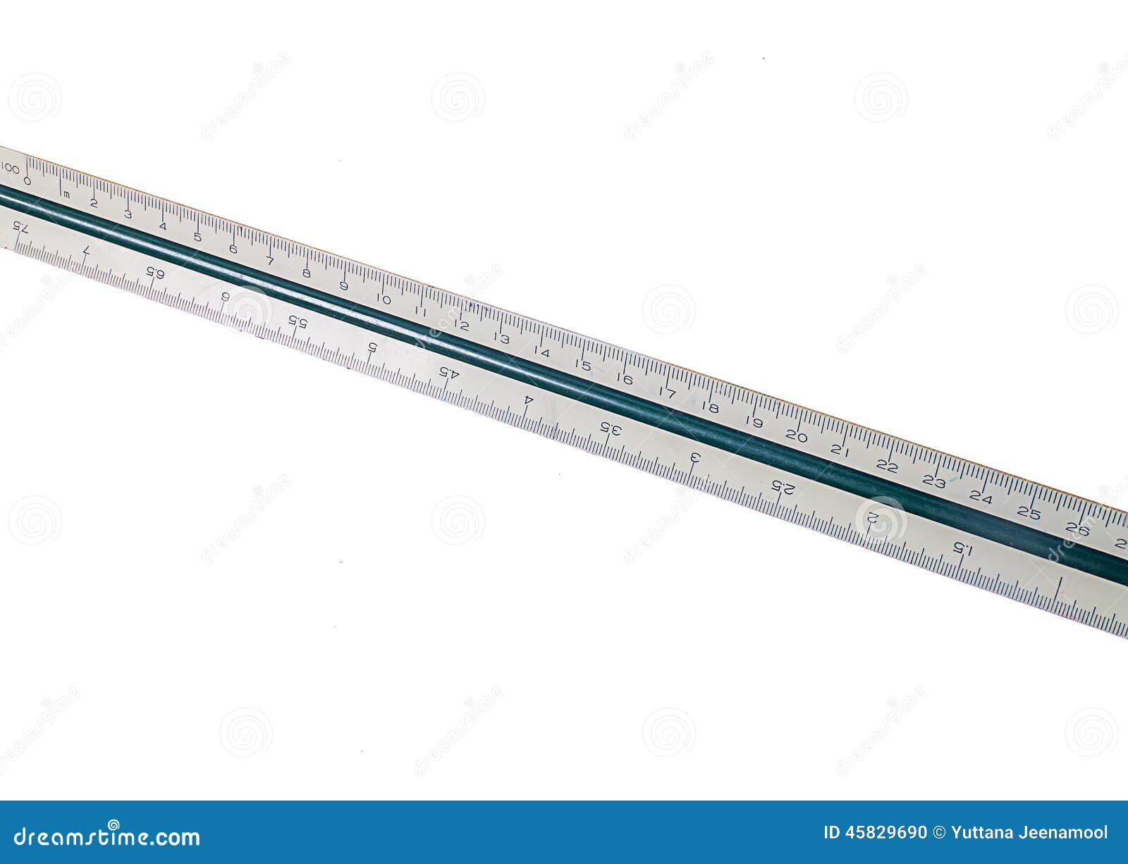 Scale Ruler White Background Stock Photo - Image of measurement ...