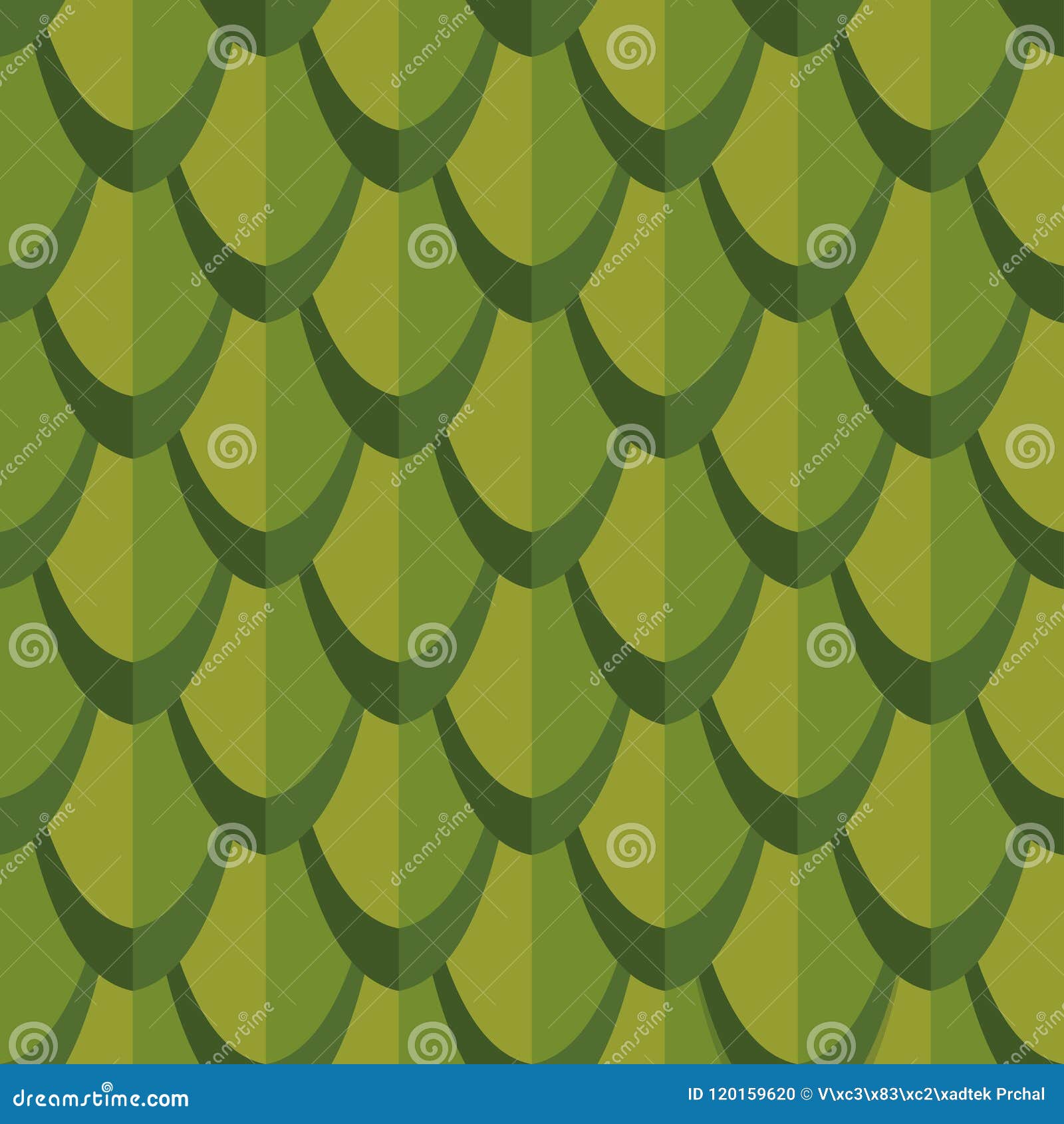 Scale seamless pattern stock illustration. Illustration of flat - 120159620