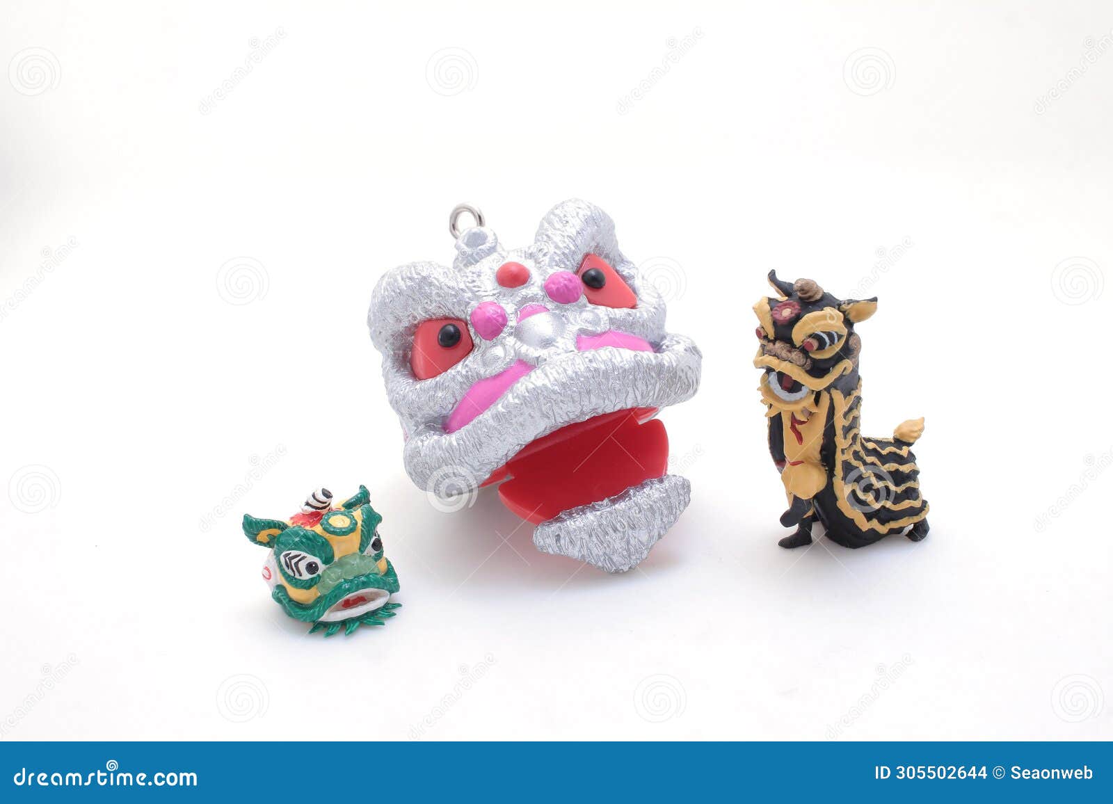 The Scale of Size, Lion Dance Figure Stock Photo - Image of celebrate ...