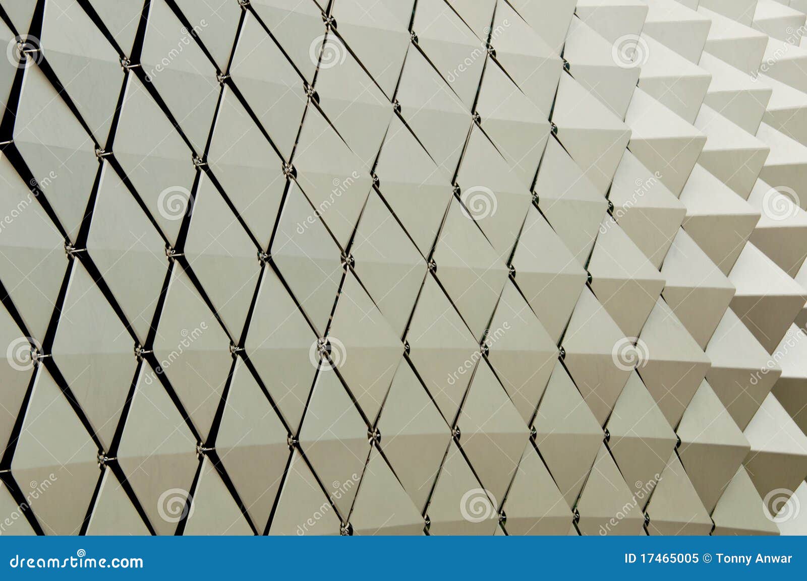 Scale Structure of Esplanade Theatre Stock Image - Image of diamond ...