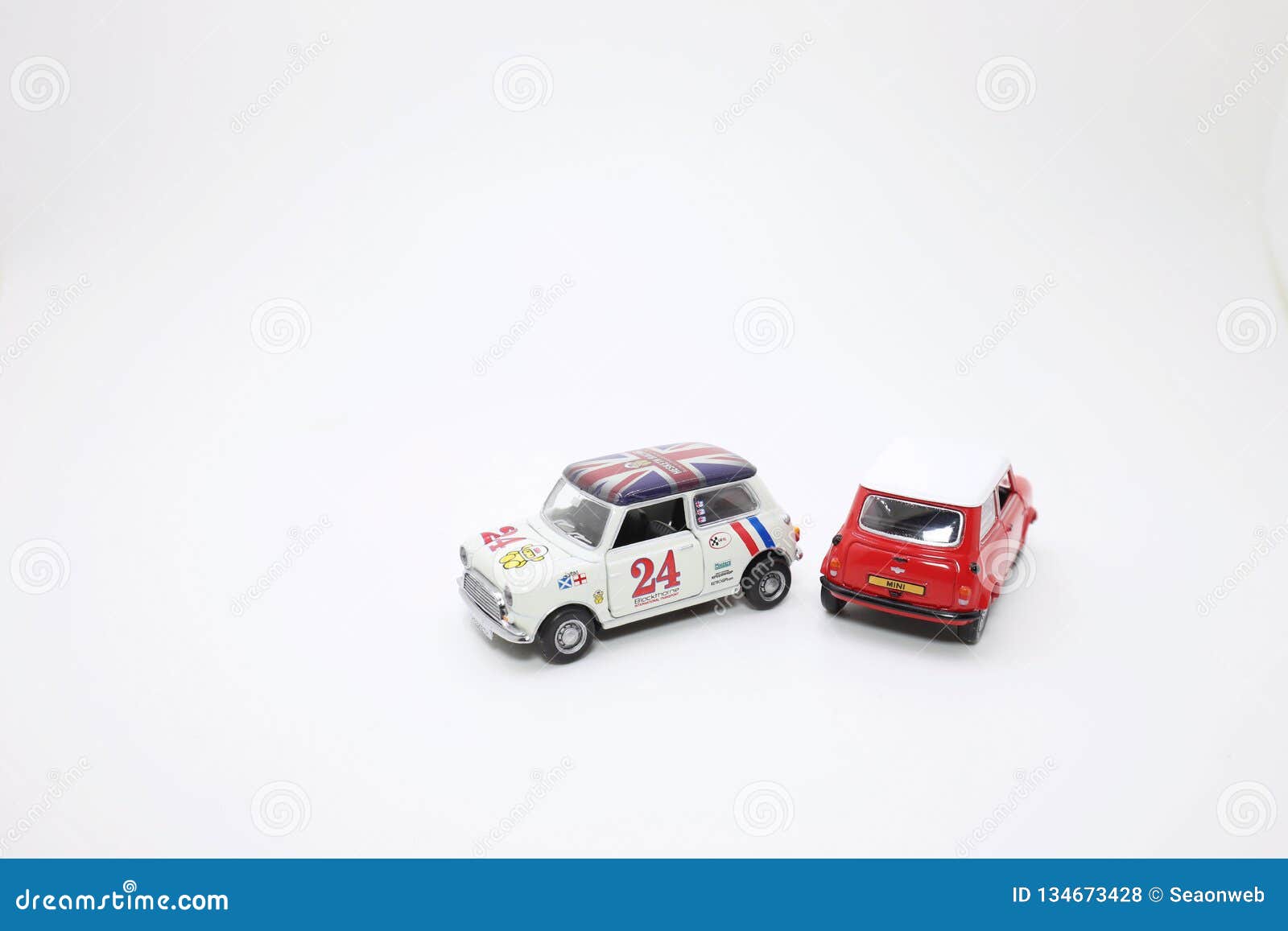 New Style Mini Cooper on a White Editorial Stock Photo - Image of ...