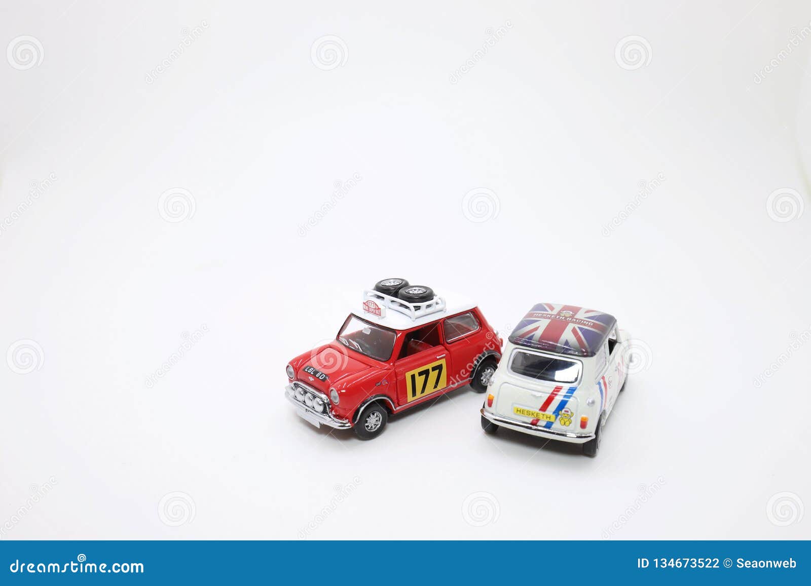 New Style Mini Cooper on a White Editorial Photography - Image of modle ...