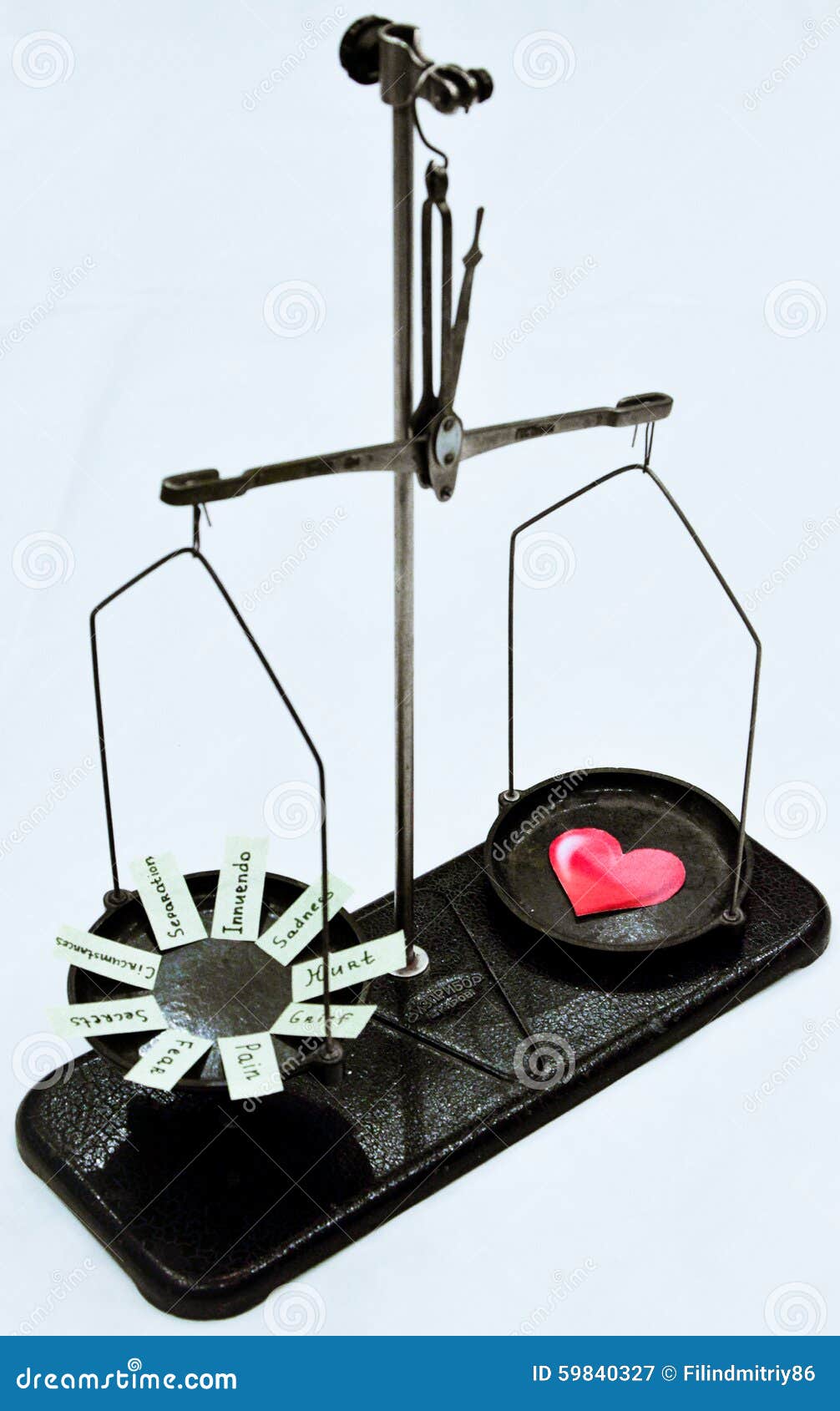 Love scale stock image. Image of isolate, black, show - 59840327