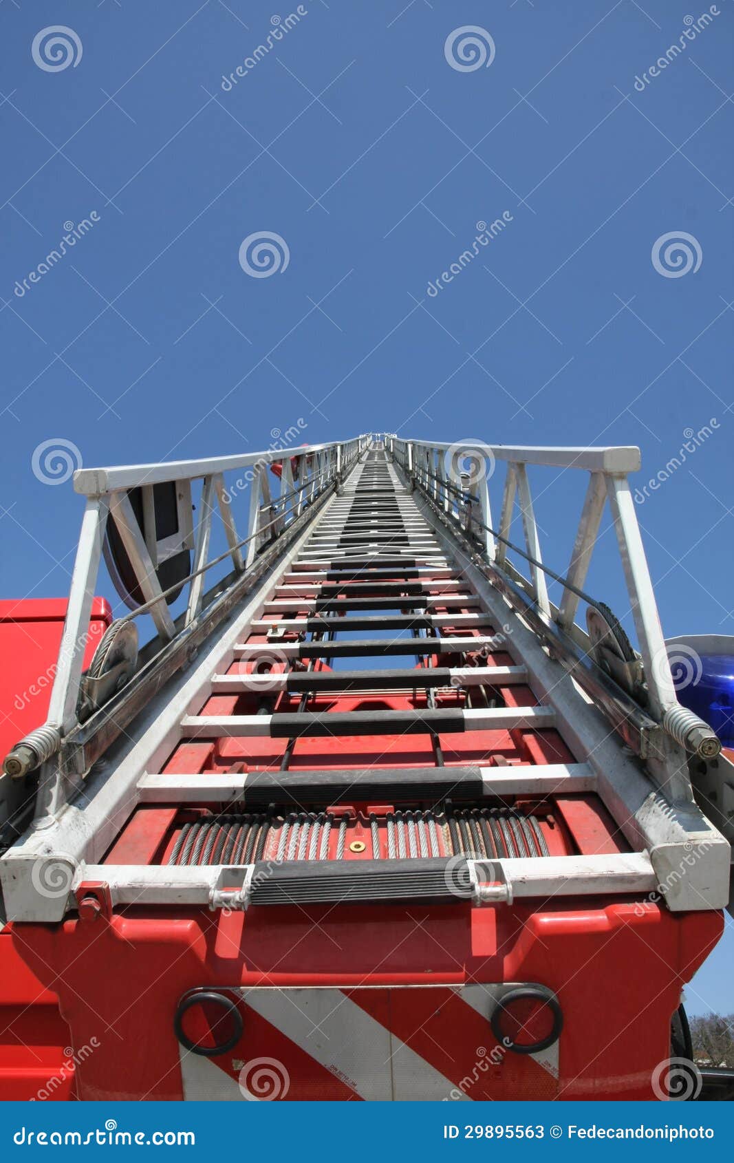 Ladder of Firefighters during an Emergency To Save the Citizens Stock ...