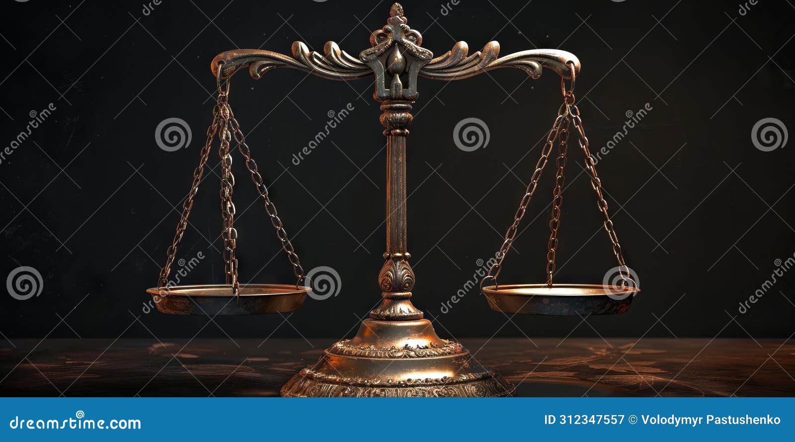 Scale Used To Measure Justice Stock Image - Image of gold, footstall ...