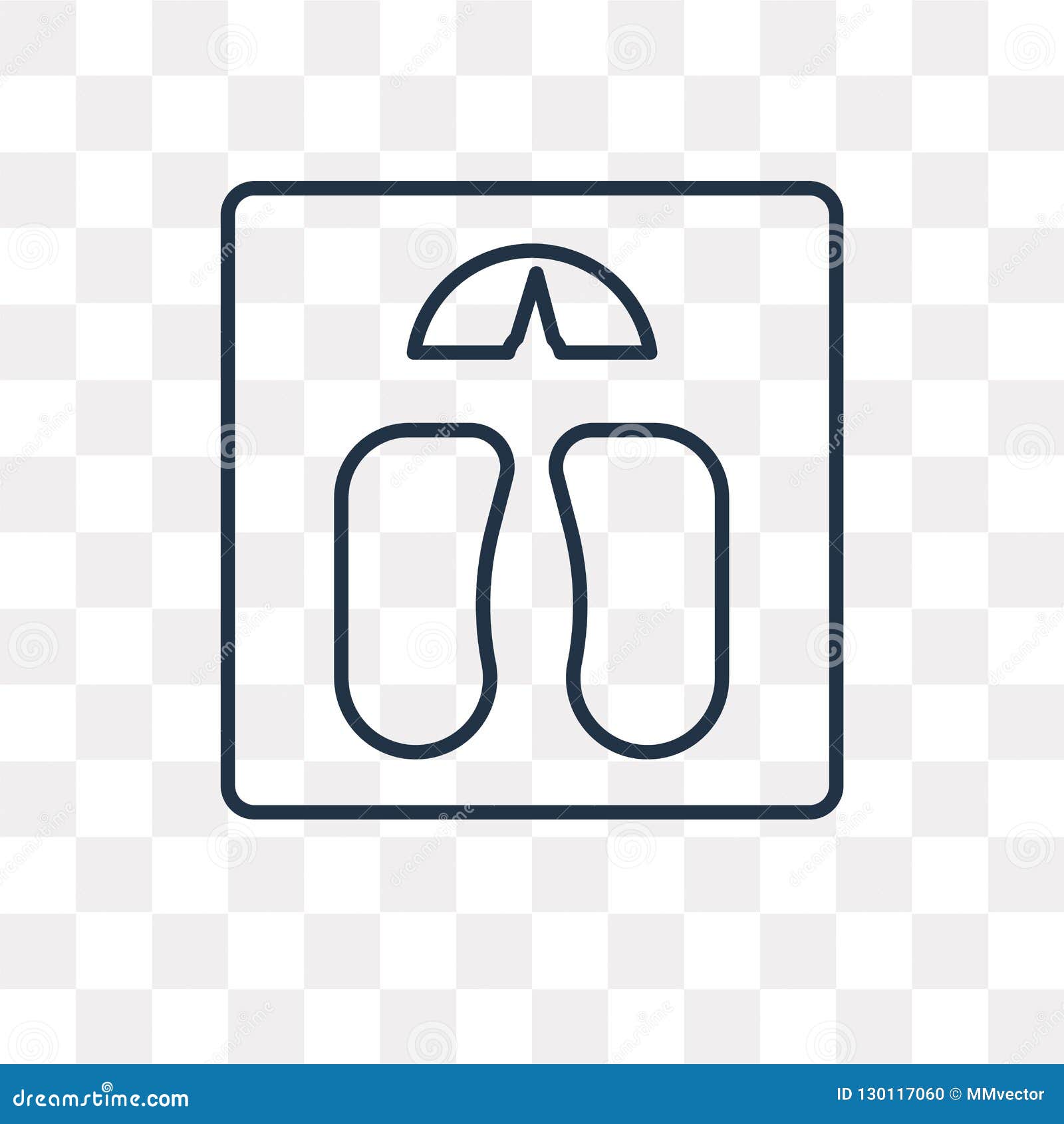 Scale Vector Icon Isolated on Transparent Background, Linear Scale ...