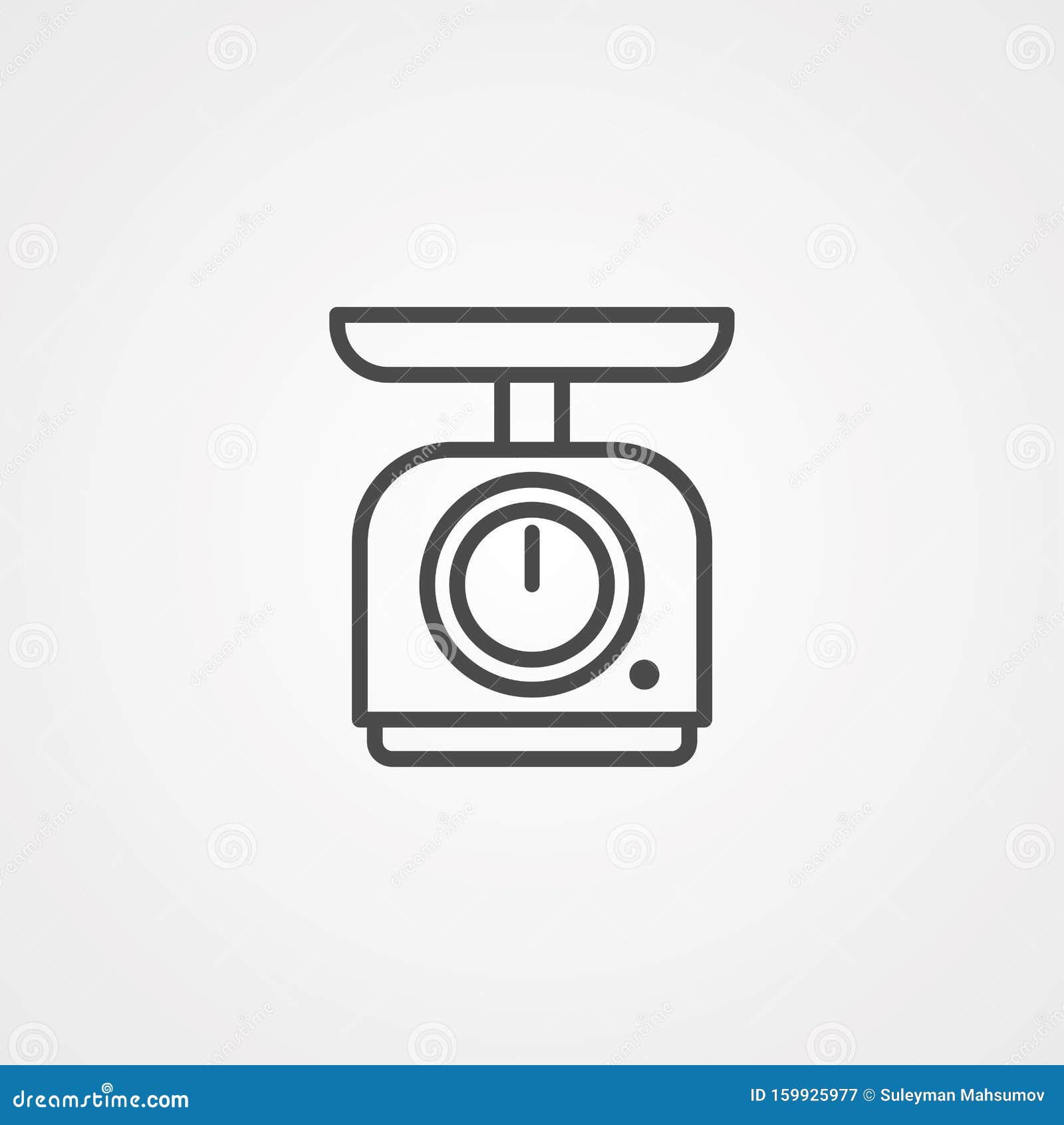 Scale Vector Icon Sign Symbol Stock Illustration - Illustration of ...
