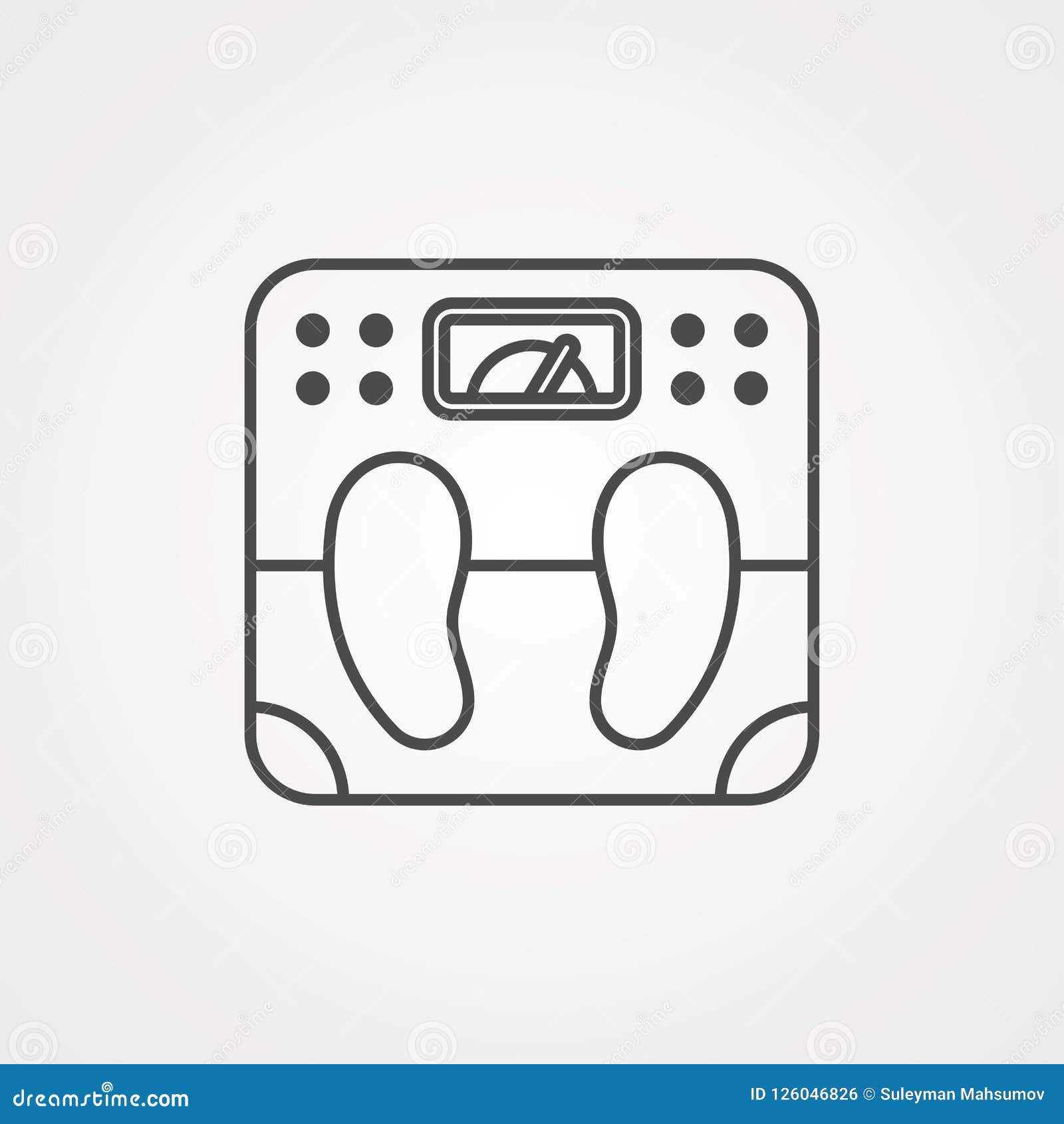 Scale Vector Icon Sign Symbol Stock Vector - Illustration of black ...