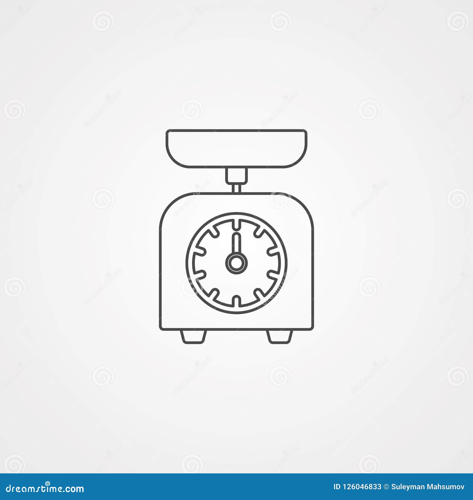 Scale Vector Icon Sign Symbol Stock Vector - Illustration of design ...